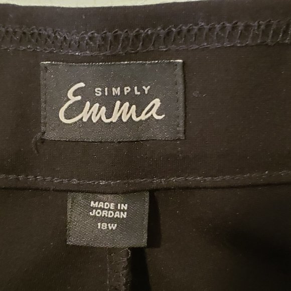 Simply Emma | Pants & Jumpsuits | Womens Black Dress Pants Simply Emma ...